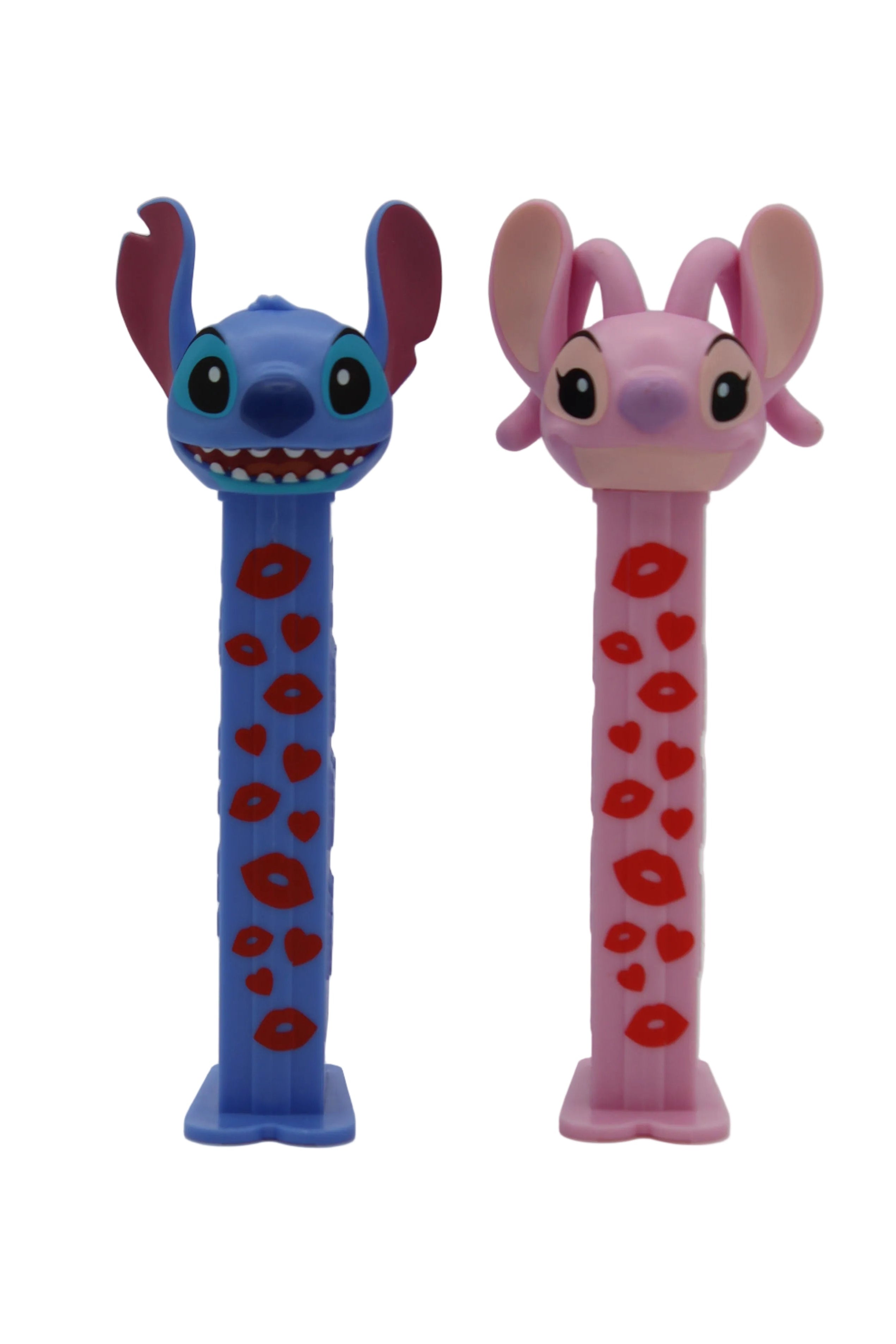 Valentine Stitch and Angel Pez with Hearts and Kisses, Disney Limited ...